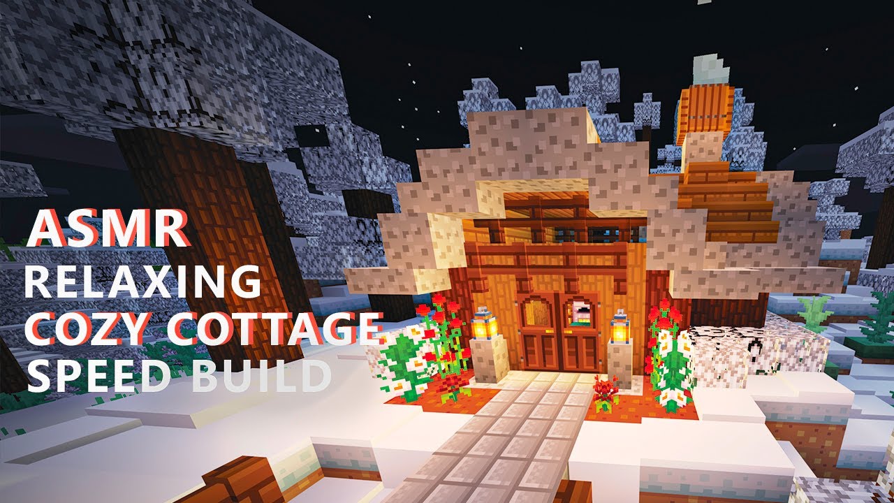 Relaxing ASMR Minecraft Speed Build - Cozy Cottage Inspired By Zaypixel ...