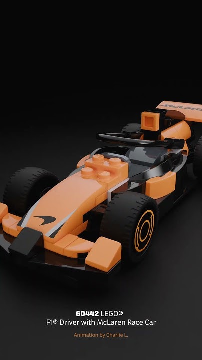 F1® Driver with McLaren Race Car | LEGO® 60442 #lego #stopmotion # ...