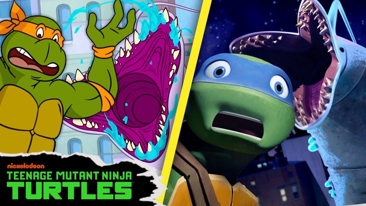 The Ninja Turtles Face A Trans-Dimensional WORM 😱 | Full Scene ...