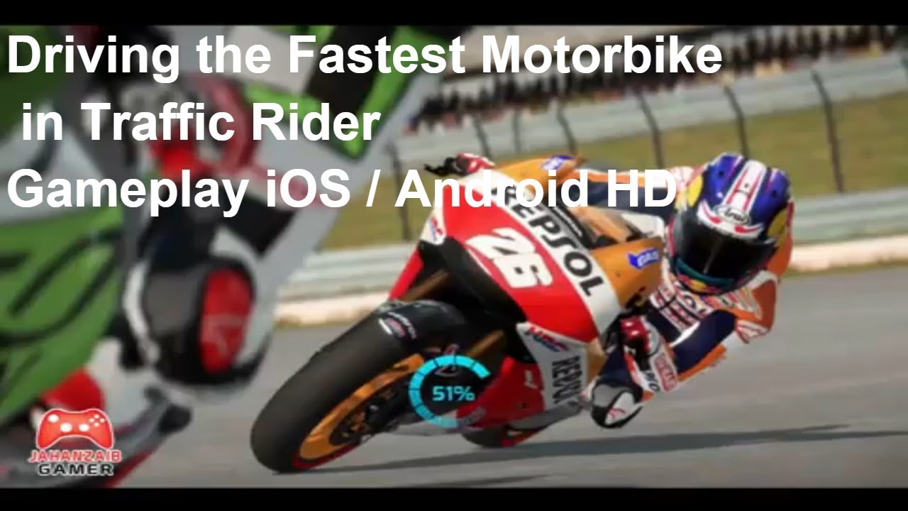 Driving the Fastest Motorbike in Traffic Rider Gameplay iOS / Android ...