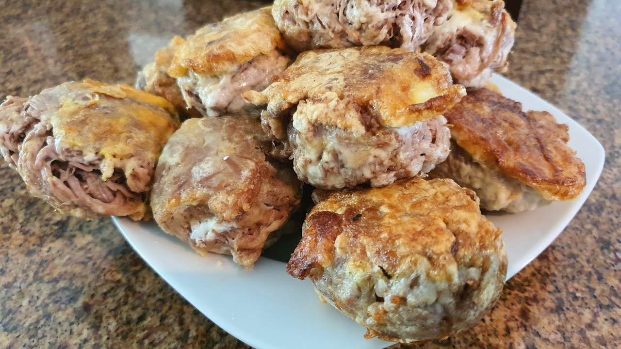 Cómo capear tortitas de carne falda de res - YouTube