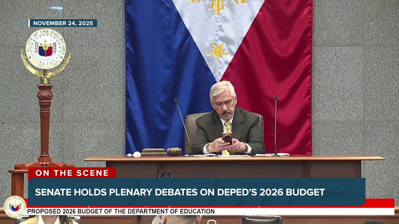 HIGHLIGHTS: Senate holds plenary debates on DepEd’s 2026 budget | ANC ...