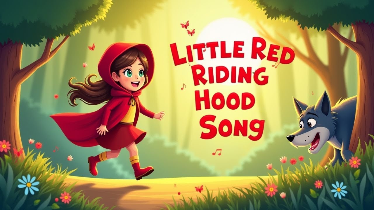 Little Red Riding Hood- Classic Fairytale Song| Fun Sing-Along for ...