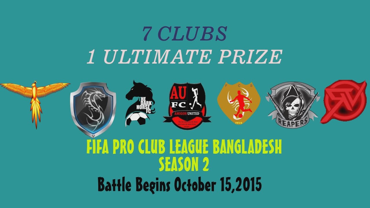 Fifa Pro Club League Season 2 Premier - YouTube