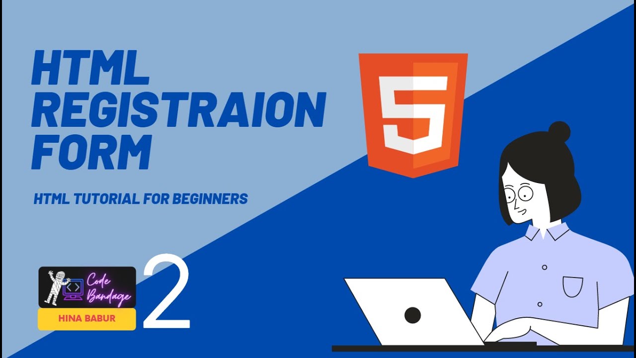 HTML Registration Form | Web Development - YouTube