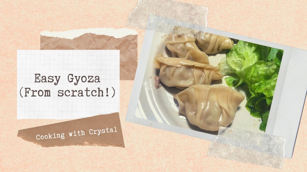 Easy Pork & Cabbage Gyoza (from Scratch!) - YouTube