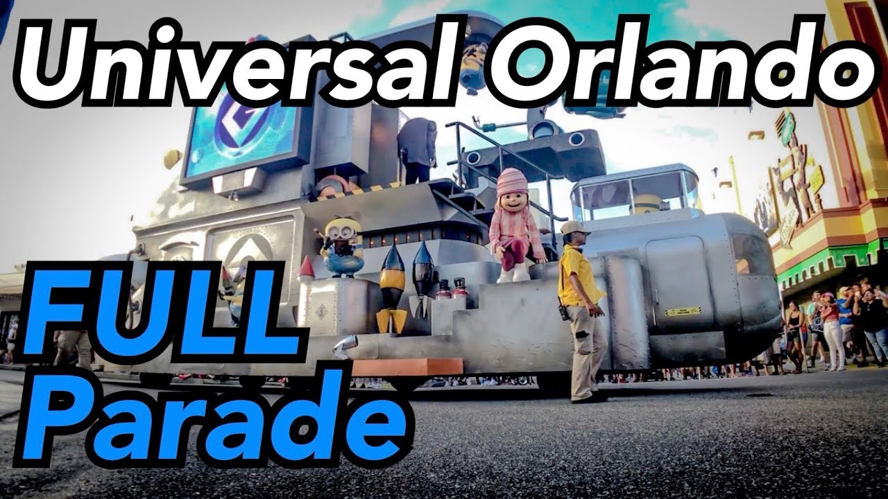 Universal Studios Florida FULL Parade | 4k - YouTube
