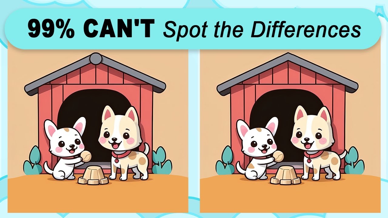 Spot the Differences! Brain game / Mind game / Picture puzzle ...