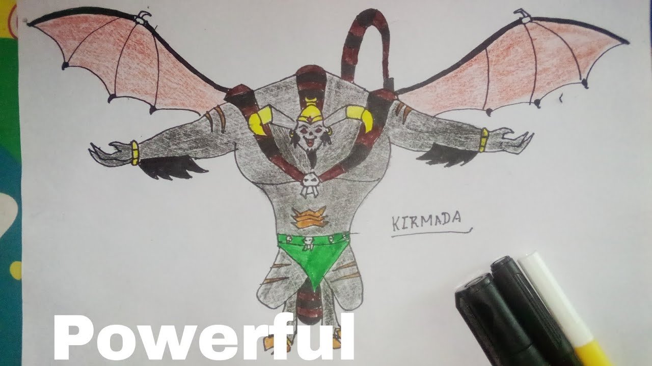 Drawing Powerful Kirmada II Chhota Bheem vs Kirmada II - YouTube