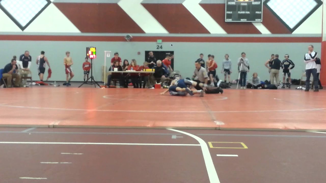 Josh Goheen wrestling Bishop Dwenger - YouTube