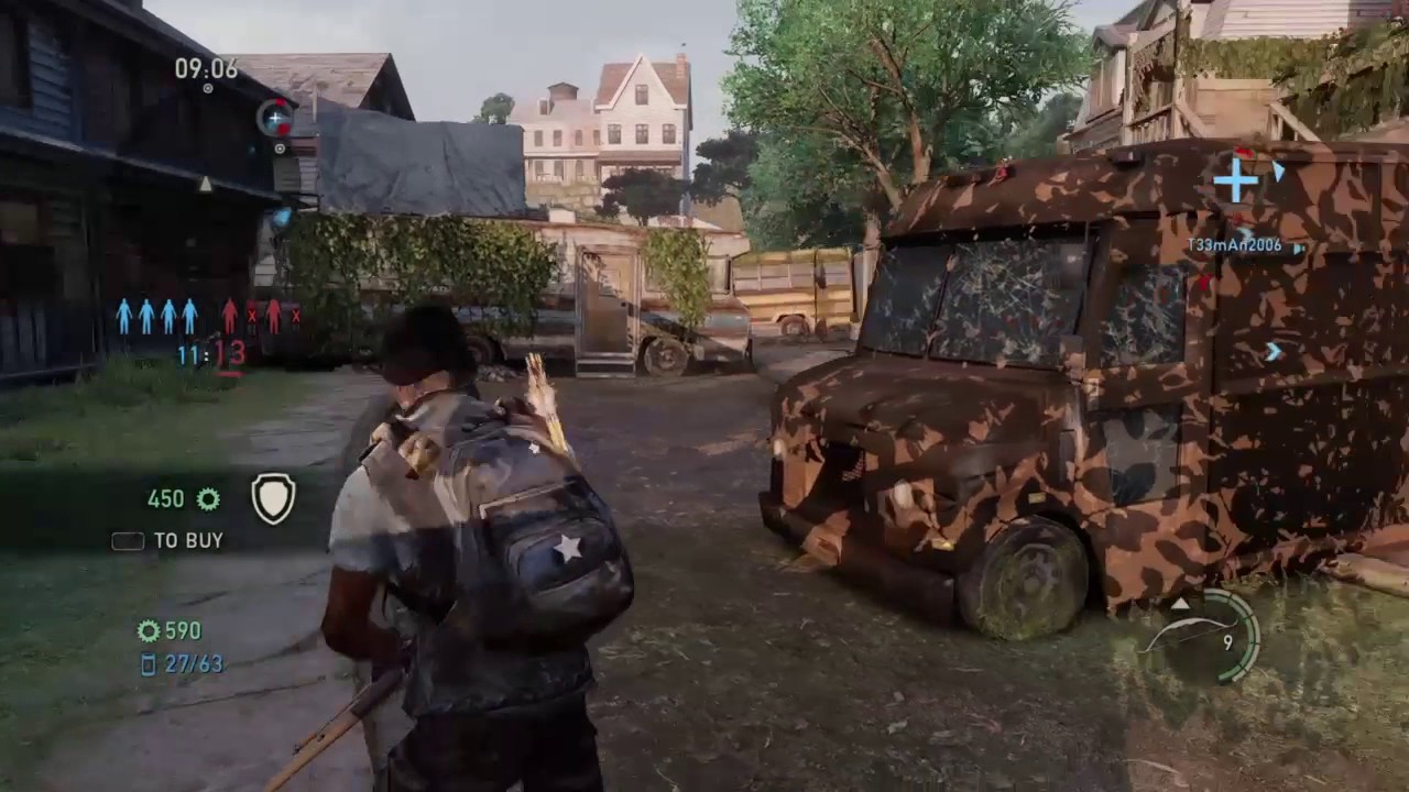 Tlou Remastered bow gameplay #6 - YouTube