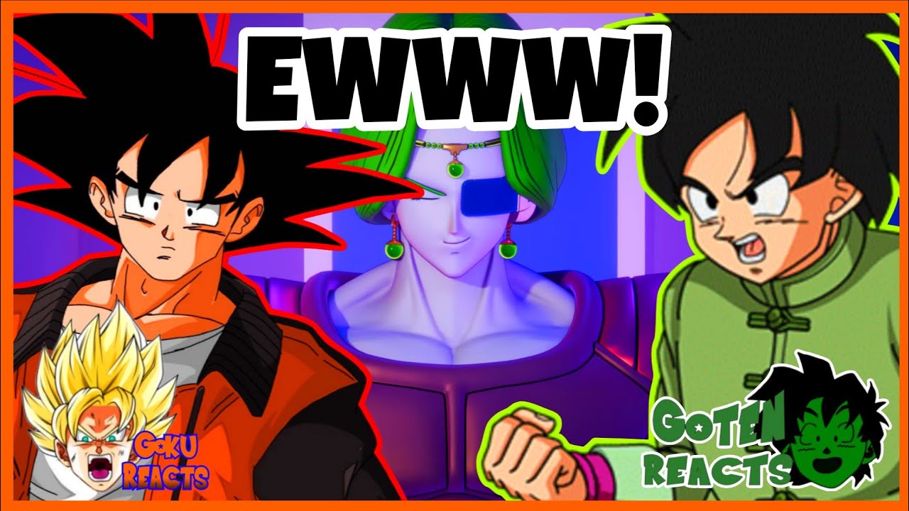 "ZARBON THE FREAK!!" | Goku and Goten React To "Goku Black vs Gohan ...