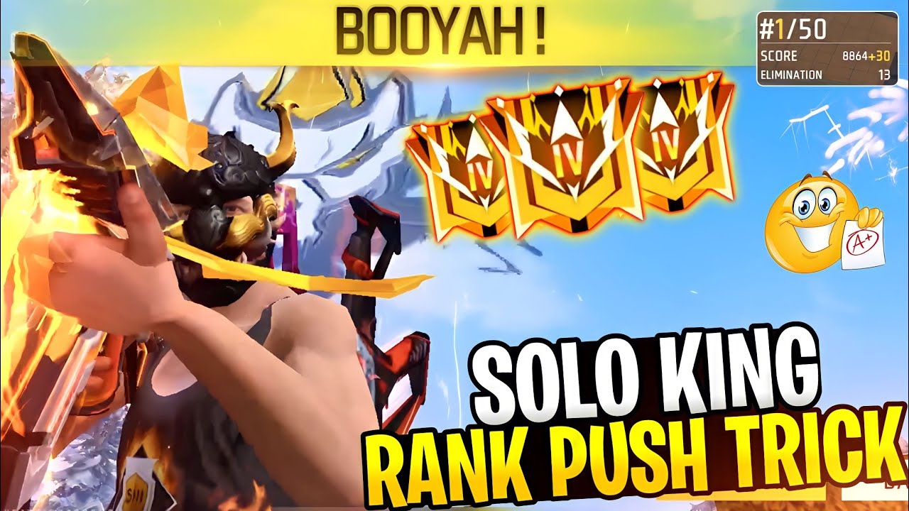 How To Push Rank In Solo Ff Master Push Tips And Tricks Solo