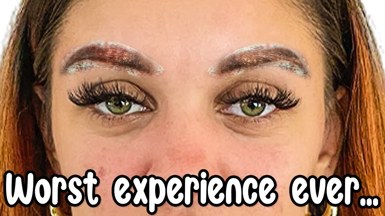 I Got My Eyebrows Microbladed | Healing Process Days 1-10 - YouTube