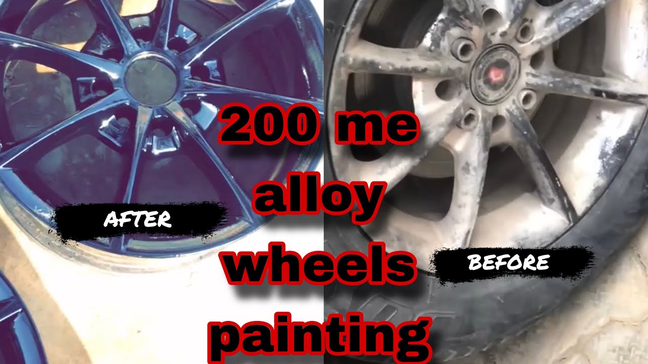 This how old alloy wheels can be Restored || - YouTube