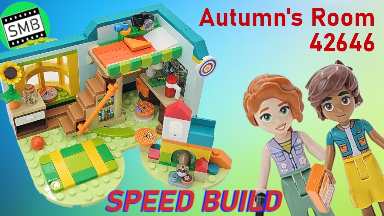 LEGO Friends 42646 - Autumn's Room *SPEED BUILD* review - YouTube