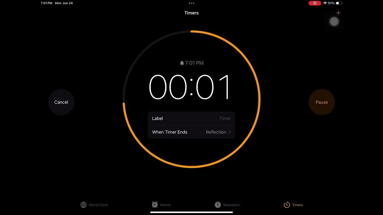 One second timer classic - YouTube
