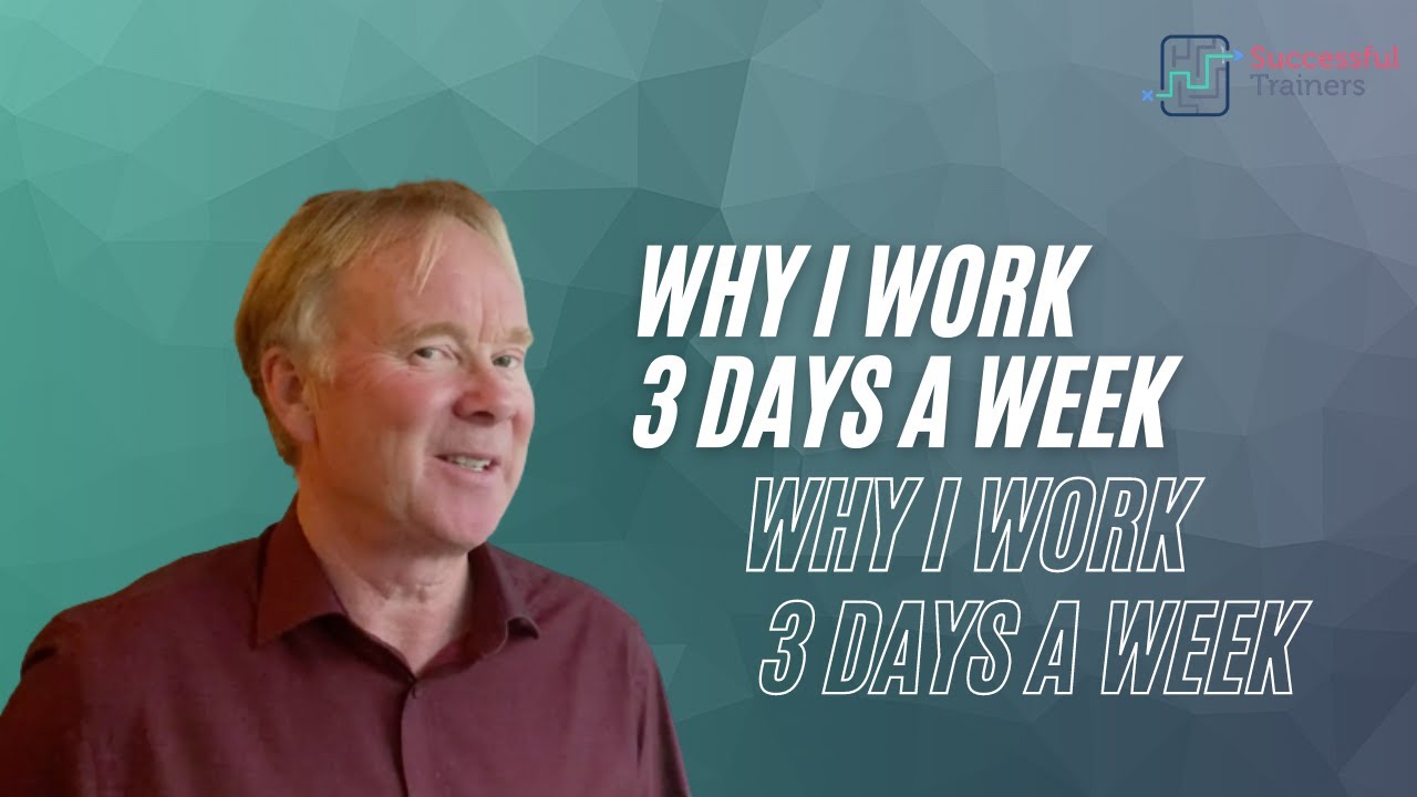 Why I work three days a week - YouTube