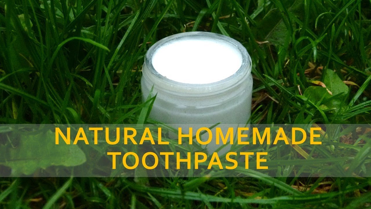Remineralizing and whitening natural homemade toothpaste - YouTube