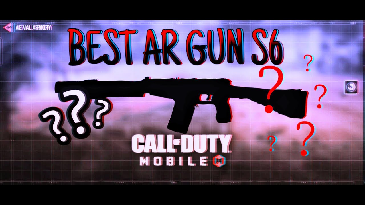 Most Popular Usable AR in s6 | CODM - YouTube