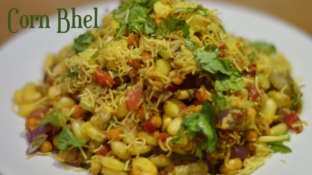 Corn Bhel Recipe|Party Appetizer|Easy Recipe & Quick Evening Snack|Corn ...