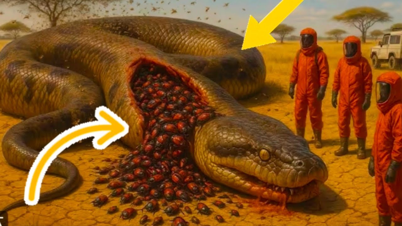 "Rescue Mission: An infected snake almost died in the savannah miracle ...