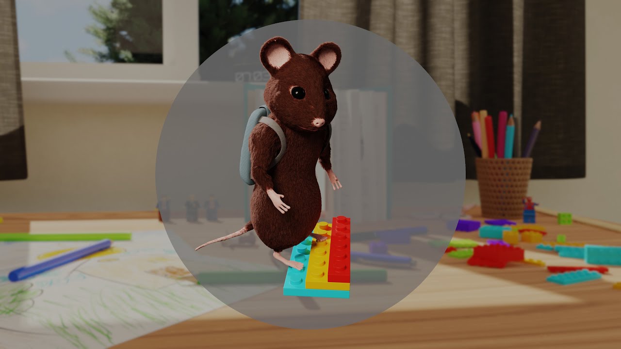 The mouse is going to school ( 2 ) - YouTube