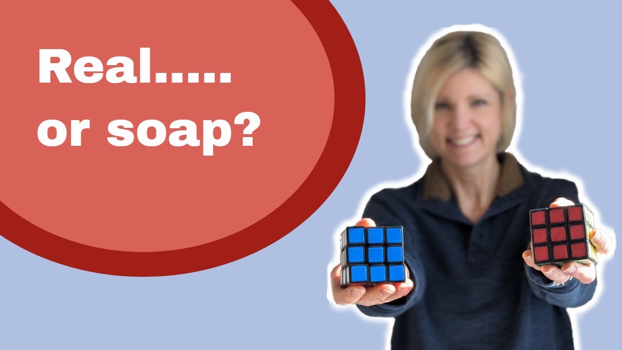 Rubik's Cube Soap - my personal soap challenge! - YouTube