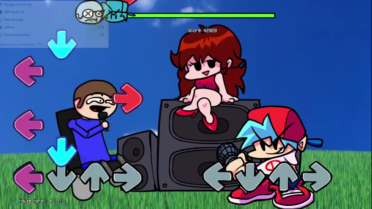 ( FNF MOD ) Dave - House - YouTube