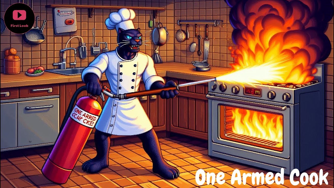 One Armed Cook: Is It Me Or Is Something BURNING?! - YouTube