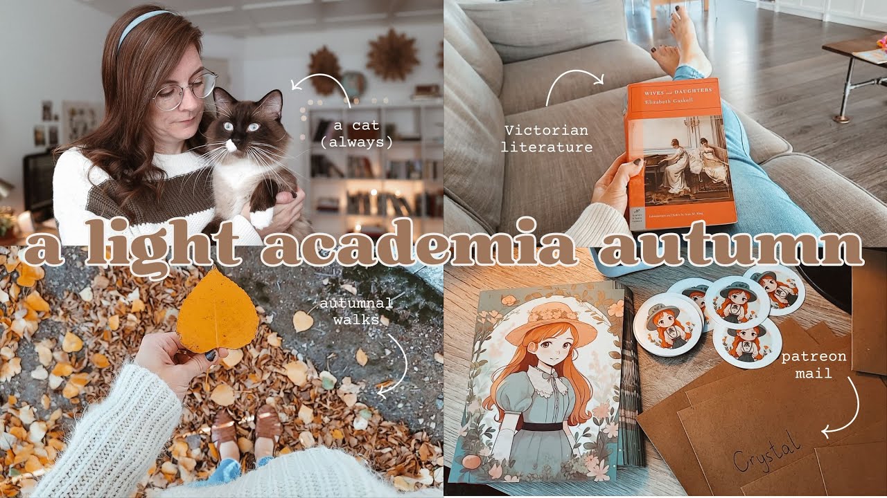 a LIGHT ACADEMIA AUTUMN - embracing the weather, reading the books and ...