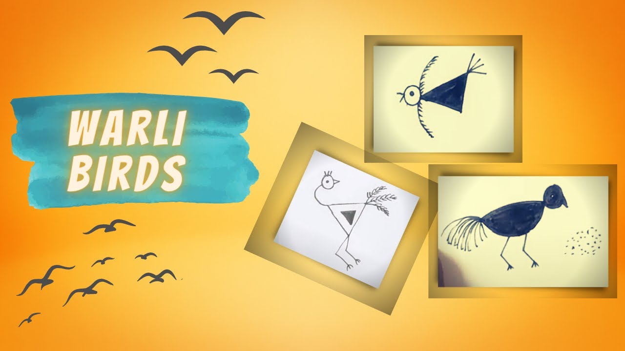 Warli Birds | Warli Painting for Beginners | Indian Folk Art | Warli ...