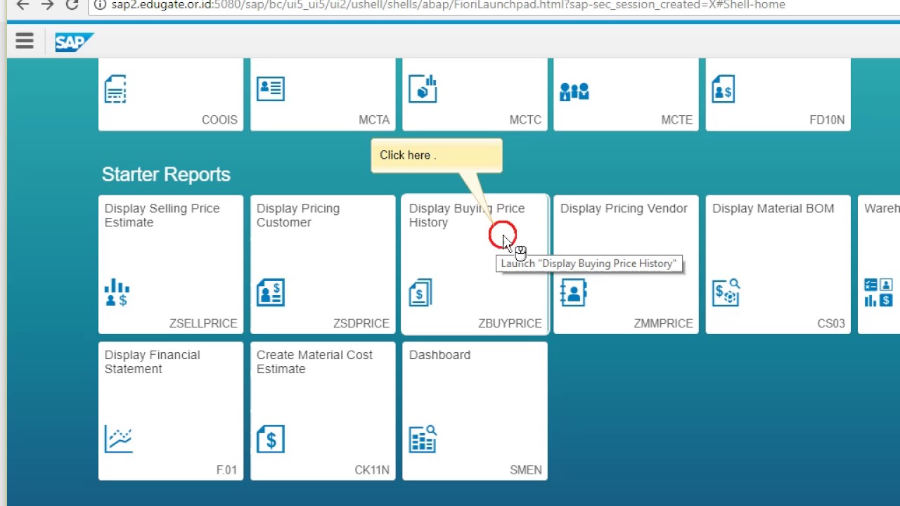 Display Buying Price History by SAP Screen Personas design Fiori - YouTube