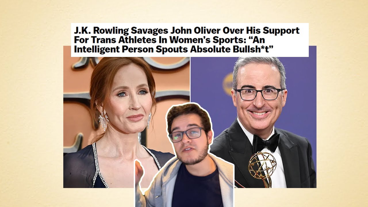 JK Rowling vs John Oliver: Trans Athletes Debate - YouTube