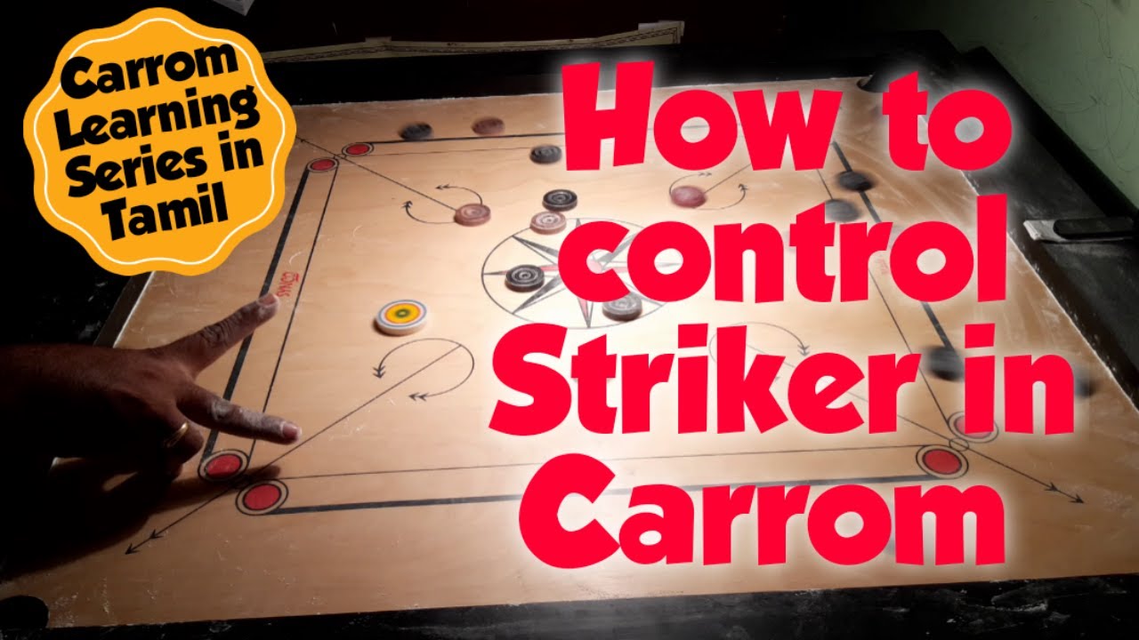 How to control a Striker in Carrom | Striker Control | Carrom Learning ...