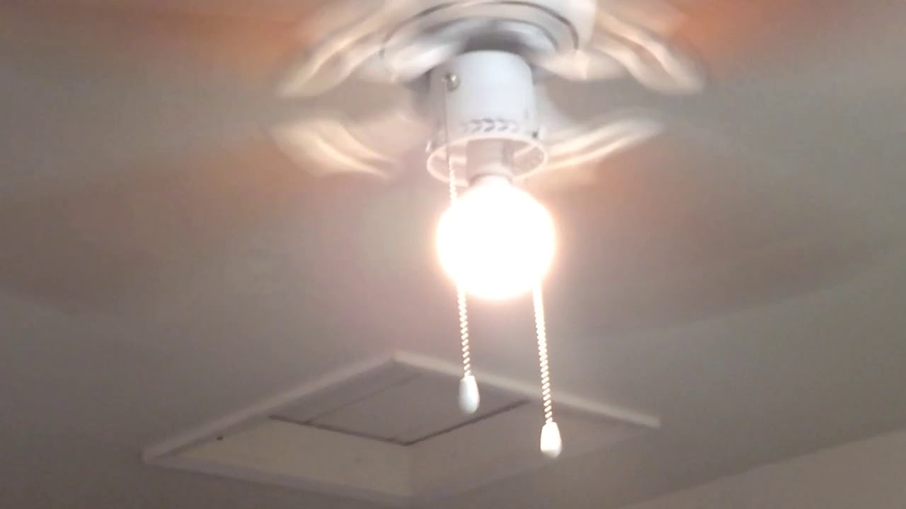 42” Hampton Bay Grayton II Ceiling Fan - YouTube