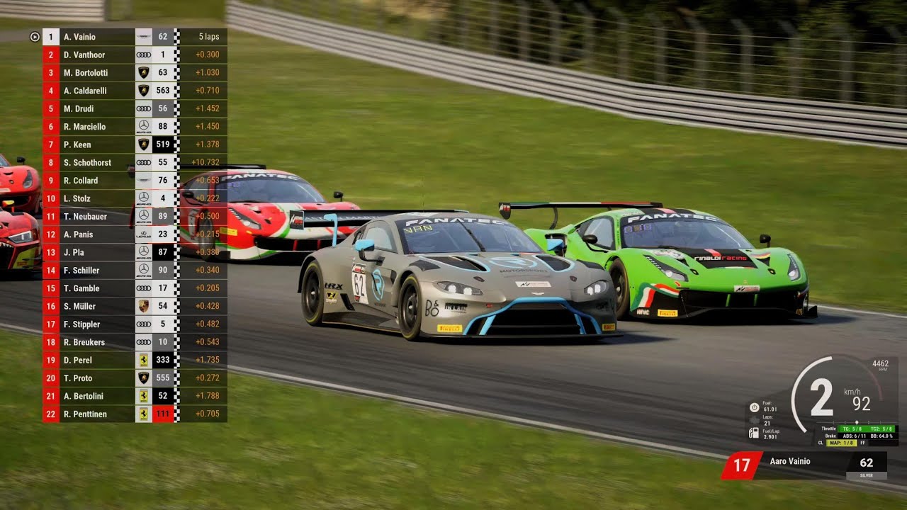 Assetto Corsa Competizione Quick Race Replay - YouTube