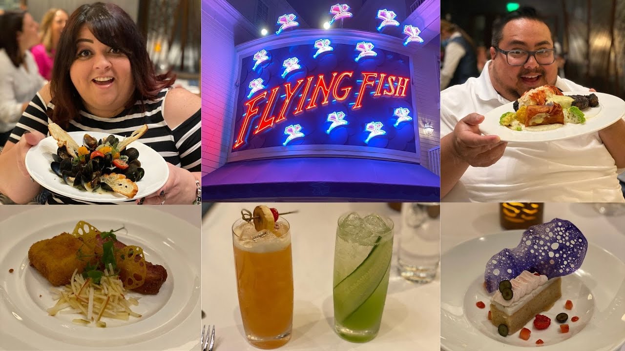 Disney's Flying Fish Dinner Review at Disney's Boardwalk Resort | Walt ...
