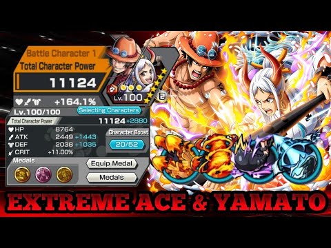 EXTREME ACE & YAMATO GAMEPLAY | ONE PIECE BOUNTY RUSH | OPBR - YouTube