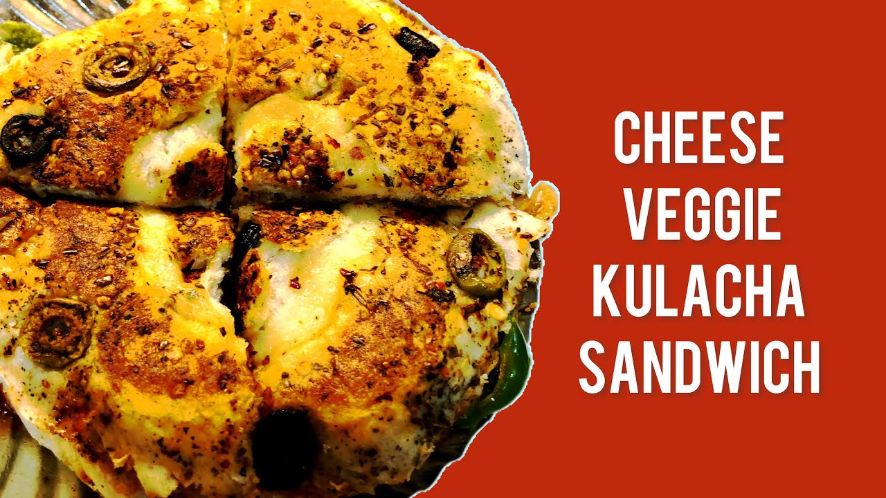 Mumbai style Cheese kulcha Sandwich Recipe| How to make cheese kulcha ...