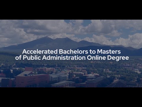 Accelerated Bachelors to Masters of Public Administration Online Degree ...