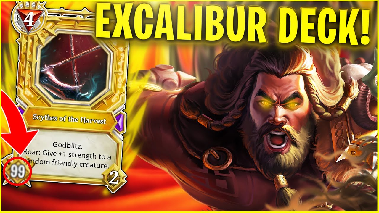 The EXCALIBUR deck in Gods Unchained is so Funny! - Daily Ranked - YouTube