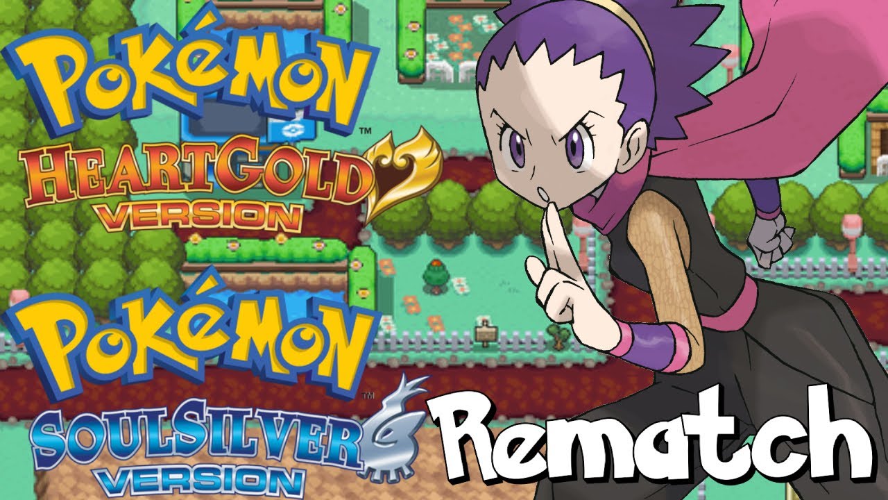 Pokémon HeartGold/SoulSilver - Rematch VS Gym Leader Janine - YouTube