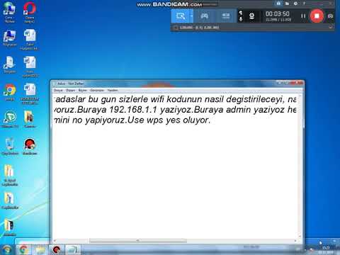Wifi kodu nasıl degistirilir ve nasıl görünmez yapılır.