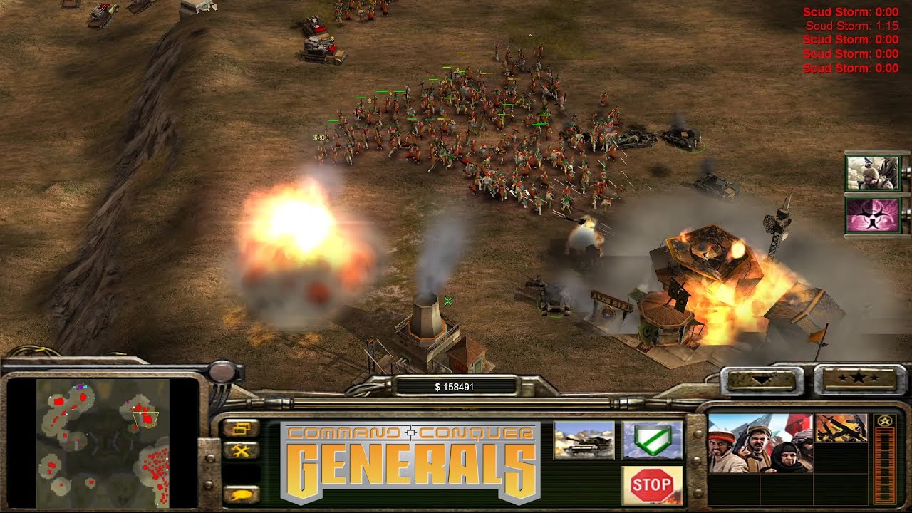 C&C Generals - 1 vs. 7 - Angry Mob vs. 7 Brutal Armies - YouTube
