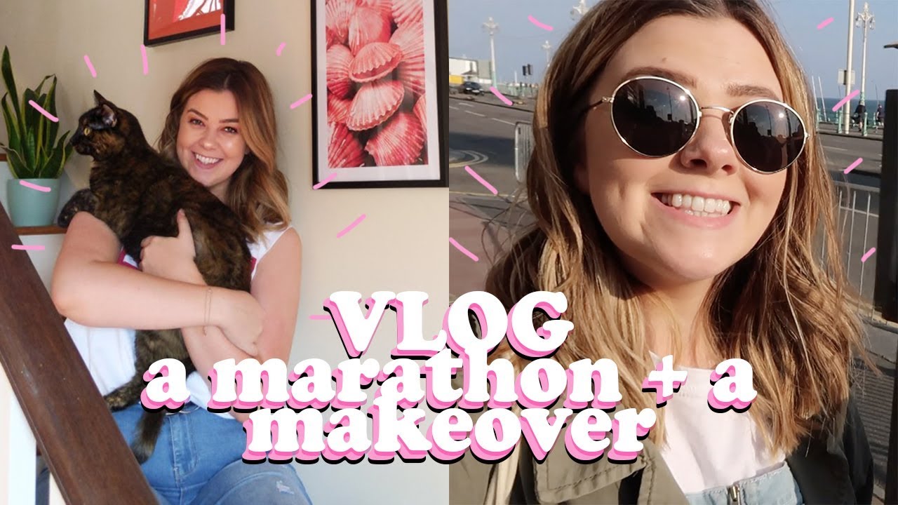 THE ONE WITH A MARATHON AND A MAKEOVER | LUCY WOOD - YouTube