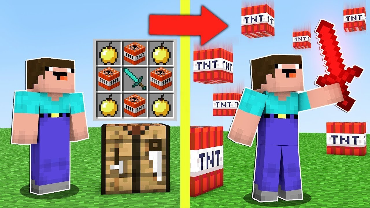 NOOB CRAFTED THE HACKER SWORD in Minecraft Like Maizen Mikey And JJ ...