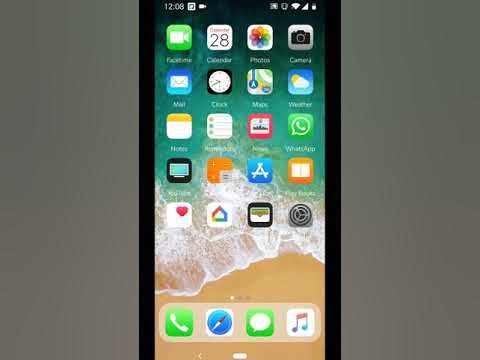 How to make Android look like an iOS (NO ROOT!!!) - YouTube