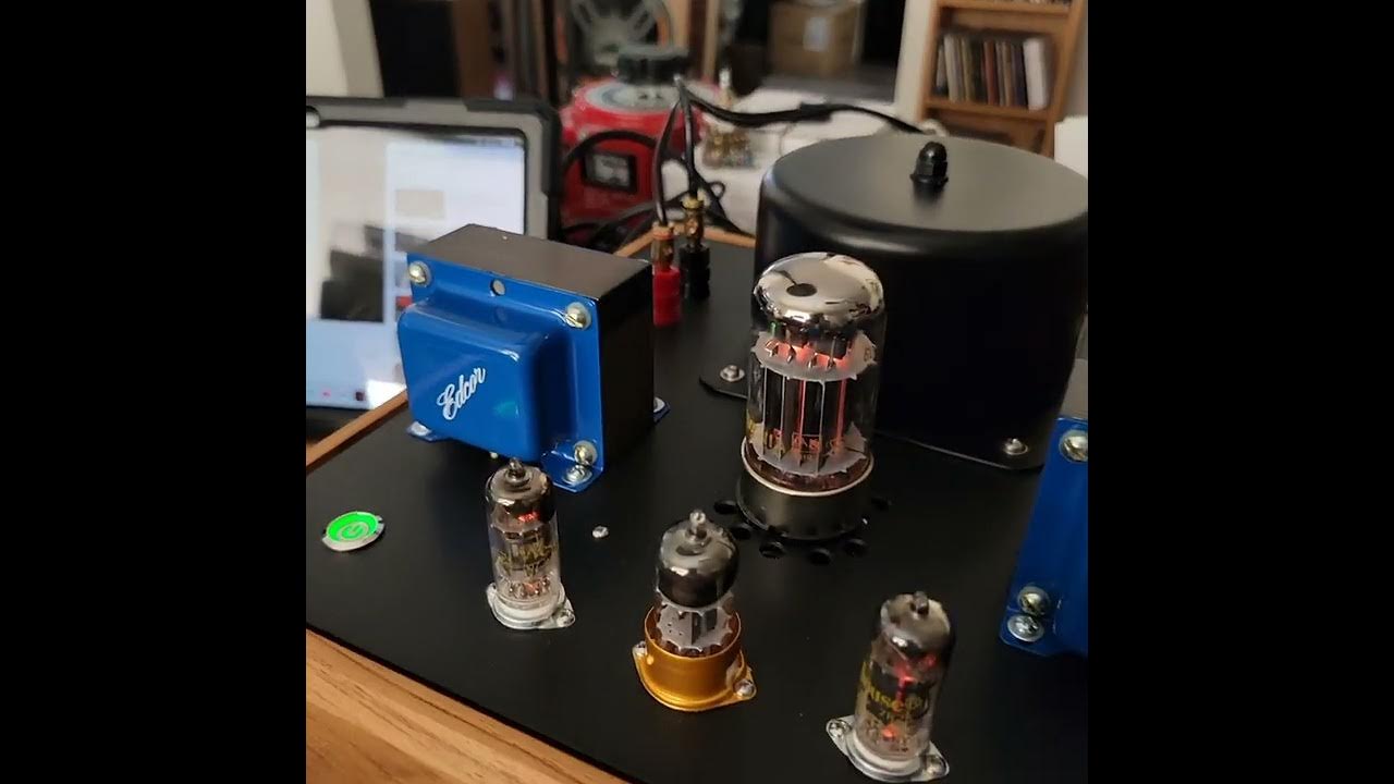 6080/6AS7 OTL headphone amp & matching tone control preamp. - YouTube