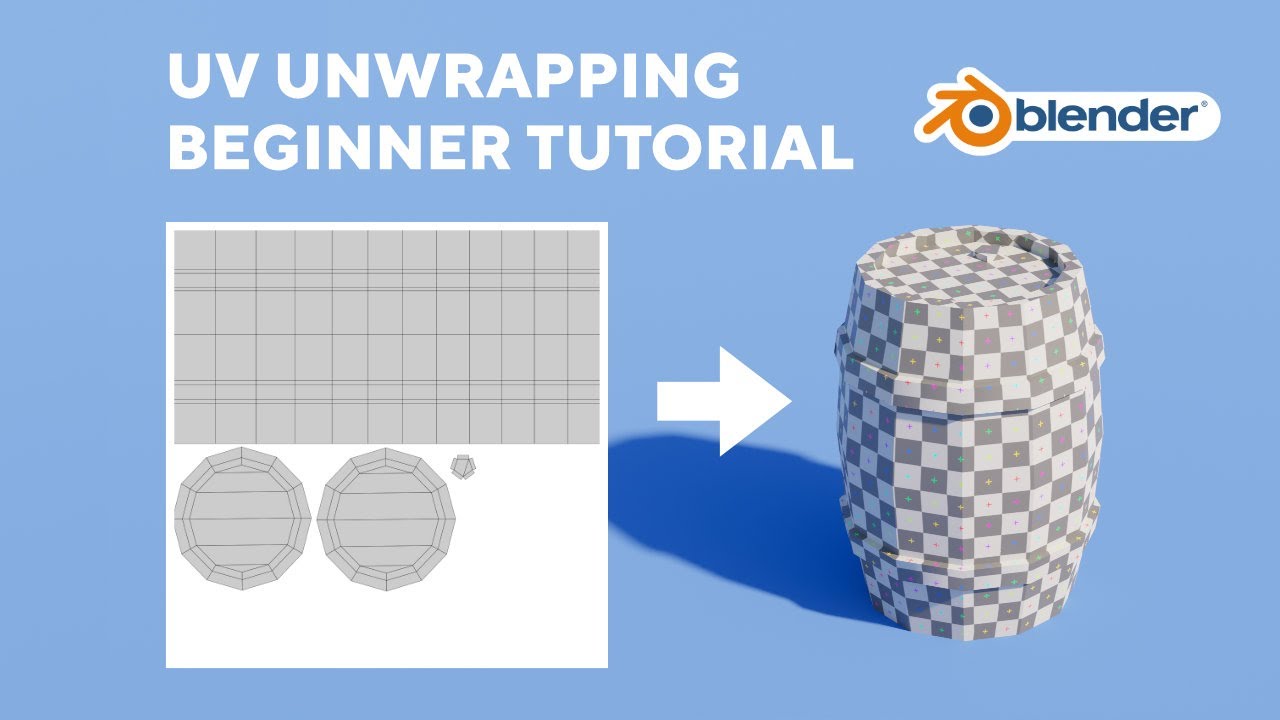 GAME ASSET BEGINNER TUTORIAL - UV Unwrapping In Blender (Part 2/5) - YouTube